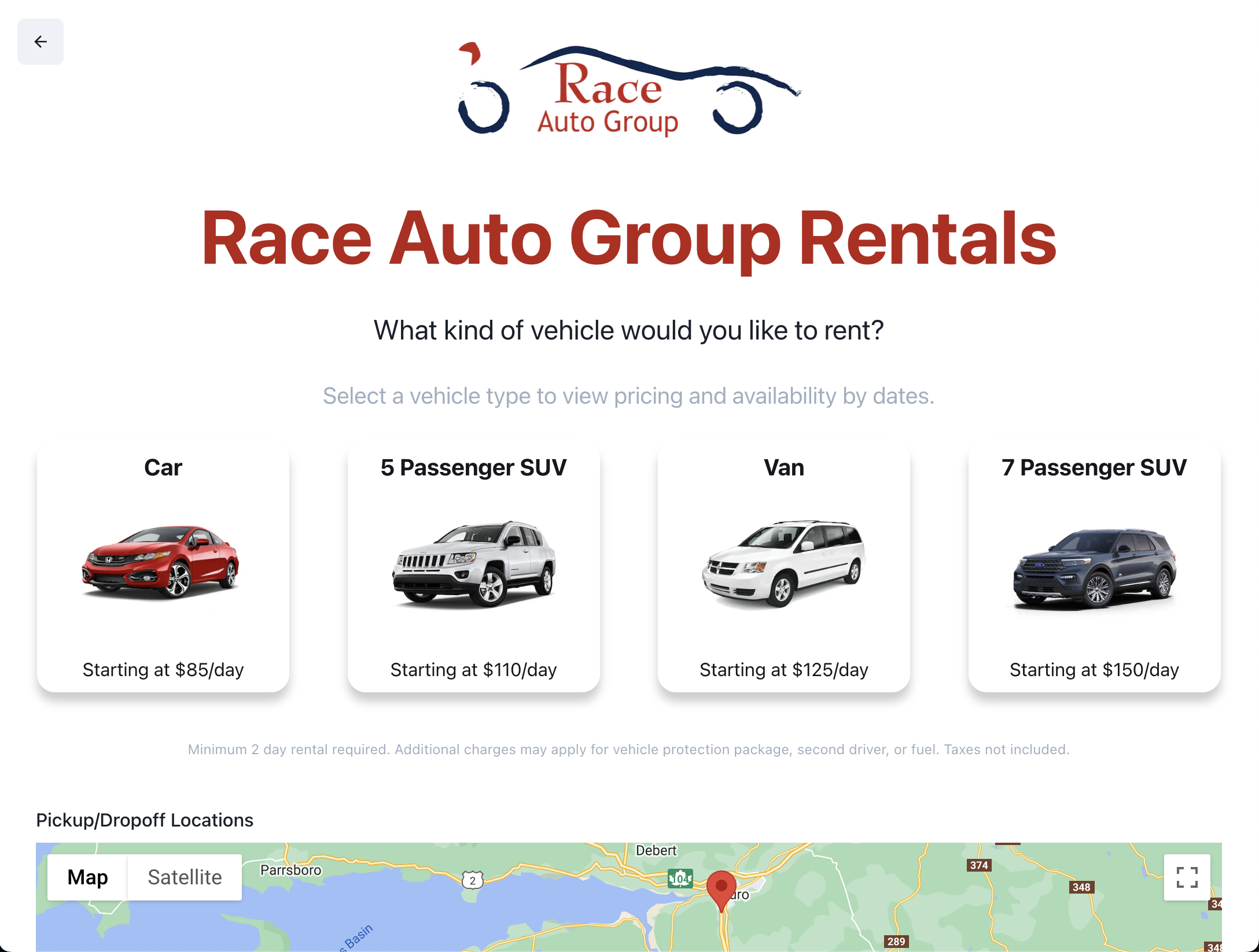 Race Auto Group Rentals